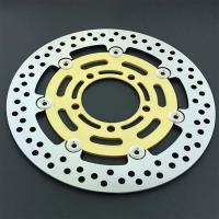 China Customized Front 280mm Brake Disc for Kawasaki ZX-6 R Ninja in Natural Color Golden for sale