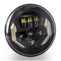 China 12V Purpose Replace/Repair Round Motorcycle Lighting System with 7 Inch LED Headlight for sale