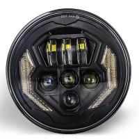 China 12V Purpose Replace/Repair Round Motorcycle Lighting System with 7 Inch LED Headlight for sale
