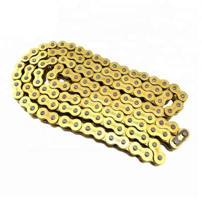 China 520 Motocross Gold O-Ring Motorcycle Chain for 20CrMnTi Replacement/Repair Solutions for sale