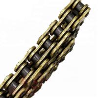 China 520 Motocross Gold O-Ring Motorcycle Chain for 20CrMnTi Replacement/Repair Solutions for sale