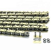 China 520 Motocross Gold O-Ring Motorcycle Chain for 20CrMnTi Replacement/Repair Solutions for sale