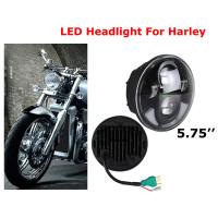 China Customized Logo Round 5.75 LED Headlight Replace/Repair Option for Harley Motorcycles for sale