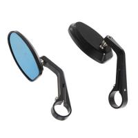 China Black Universalcnc Full Aluminium Bar End Mirrors for Modified Motorcycles 560g/pairs for sale