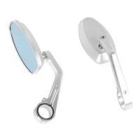China Black Universalcnc Full Aluminium Bar End Mirrors for Modified Motorcycles 560g/pairs for sale