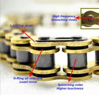 China 420 428 428h 520 Motorcycle Golden Chain Customizable for Motorcycle Replacement for sale