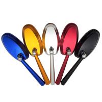 China Convex Surface Glass Size 10.3*5.5cm Customized Rear View Mirrors for Motorcycles for sale