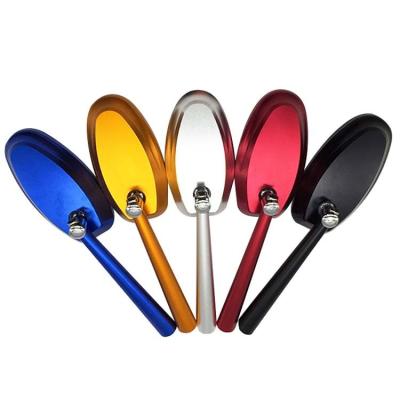 China Convex Surface Glass Size 10.3*5.5cm Customized Rear View Mirrors for Motorcycles for sale