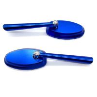 China Convex Surface Glass Size 10.3*5.5cm Customized Rear View Mirrors for Motorcycles for sale