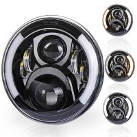 China Universal 7 Inch LED Motorcycle Headlight 12V For Honda Customized for Replacement for sale