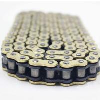 China High tension strength of 38kN customized 520 x ring motorcycle chain with copper coated for sale