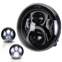 China Universal 7 Inch LED Headlight for Motorcycle Diecast Aluminum Custom Modification for sale