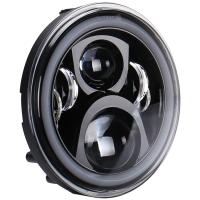 China Custom Universal Fit 7 Inch LED Headlight for Harley Die-cast Aluminum Construction for sale