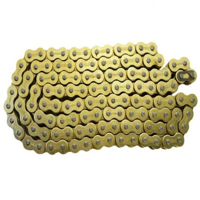 China 428H Heavy Duty Drive Chain 132 Links Golden Chain Heavy-Duty Performance for sale