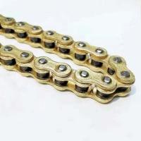 China Customized Gold Motorcycle Chain for Kawasaki Z900RS 525 114 120 130l and Durability for sale