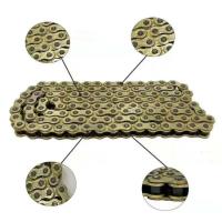 China Customized Gold Motorcycle Chain for Kawasaki Z900RS 525 114 120 130l and Durability for sale