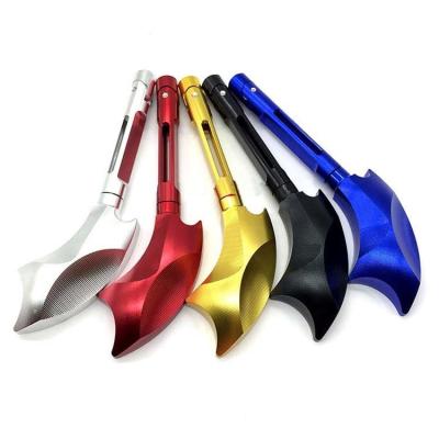 China Gold Aluminium Motorcycle Spare Parts Accessories Side Mirror CNC with by Axe Shapes for sale