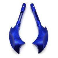 China Gold Aluminium Motorcycle Spare Parts Accessories Side Mirror CNC with by Axe Shapes for sale