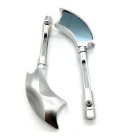 China Gold Aluminium Motorcycle Spare Parts Accessories Side Mirror CNC with by Axe Shapes for sale