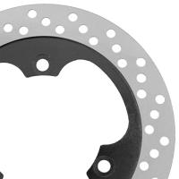 China Kawasaki ZXR250 ZXR250R Motorcycle Rear Brake Disc 230mm Natural Color Black Design for sale