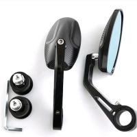 China Universal CNC Aluminium Rearview Mirror Bar End Side Mirrors Sleek and Stylish Design for sale
