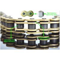 China Customized Gold CRF250 520 Motorcycle Chain for Your Business for sale