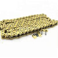 China Replace/Repair Purpose Custom Golden Motorcycle Chain 420 428 428h 520 in Custom Color for sale