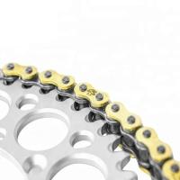 China Replace/Repair Purpose Custom Golden Motorcycle Chain 420 428 428h 520 in Custom Color for sale