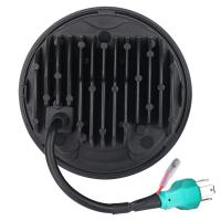 China Black Bezel 5.75 Inch Round Motorcycle LED Headlight for Harley Modification for sale