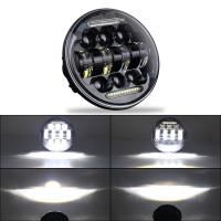 China Black Bezel 5.75 Inch Round Motorcycle LED Headlight for Harley Modification for sale
