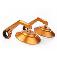 China Custom CNC Round Motorbike Motorcycle Bar End Mirrors 734g Aluminum Alloy for End Bikes for sale