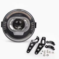 China Custom Modified Round Motorcycle 7 Inch RGB Headlight for Harley Replace/Repair Purpose for sale