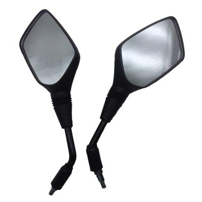 China Black Custom E4 Approved Motorcycle Rear View Mirror Universal Fit for sale