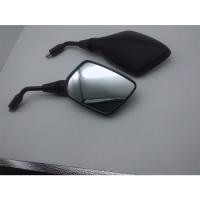 China Black Custom E4 Approved Motorcycle Rear View Mirror Universal Fit for sale