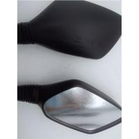 China Black Custom E4 Approved Motorcycle Rear View Mirror Universal Fit for sale