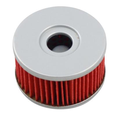 China Red HF137 Motorcycle Oil Filter for Suzuki DR500 DR600 DR750 DR800 Customized Design for sale
