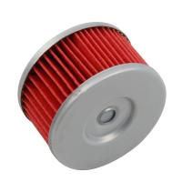 China Red HF137 Motorcycle Oil Filter for Suzuki DR500 DR600 DR750 DR800 Customized Design for sale
