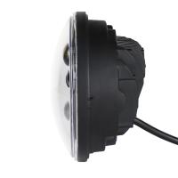 China 40W 5.75 Inch LED Motorcycle Headlight with Customized Logo and Black/Chrome Finish for sale