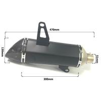 China Custom Modified Exhaust Pipe Fit for Yamaha XMax 250 300 Replacement/Repair Solution for sale