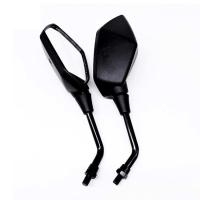 China Black Snakeskin Mirror Type Spherical Mirror Rearview Mirrors for Sports Motorcycles for sale
