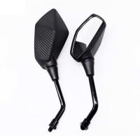 China Black Snakeskin Mirror Type Spherical Mirror Rearview Mirrors for Sports Motorcycles for sale