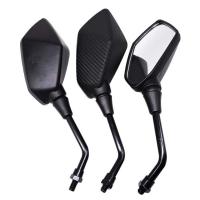 China Black Snakeskin Mirror Type Spherical Mirror Rearview Mirrors for Sports Motorcycles for sale