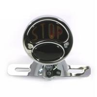 China Vintage Retro Chrome Brake Running Light LED with 12V Motorcycle Tail in Red/White for sale