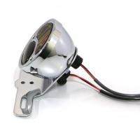 China Vintage Retro Chrome Brake Running Light LED with 12V Motorcycle Tail in Red/White for sale