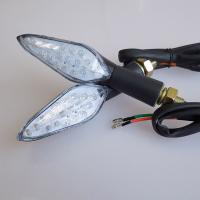 China 12V High Power Universal Black Motorcycle LED Turn Signal Rear Light Indicator for sale
