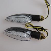 China 12V High Power Universal Black Motorcycle LED Turn Signal Rear Light Indicator for sale