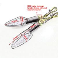 China 12V High Power Universal Black Motorcycle LED Turn Signal Rear Light Indicator for sale