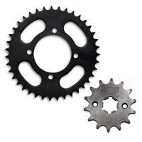 China 45 steel/A3 steel 14T 35T Motorcycle RX115 Sprocket for Yamaha RX 115 Durable Material for sale