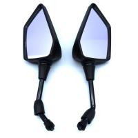 China Motorcycle Side Rearview Mirror for Kawasaki ER400 ER4N Z300 Z250 580g Glass Size 16*9.5cm for sale