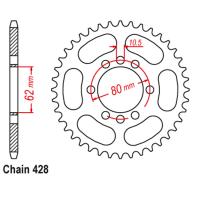 China Custom Rear Sprocket Set for Yamaha XTZ 125 DT125 XT125 DT175 Purpose Replace/Repair for sale